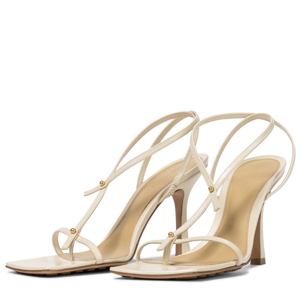 Bottega Veneta Cream Vanilla Off White Strap Strappy … - Gem